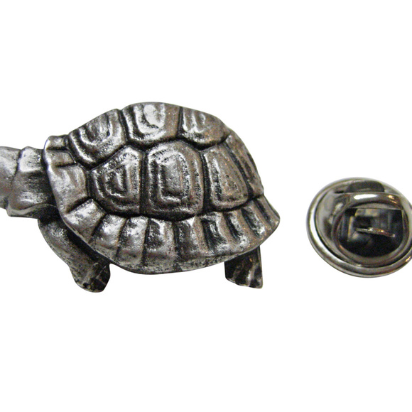 Kiola Designs | Accessories | Textured Turtle Tortoise Lapel Pin | Poshmark